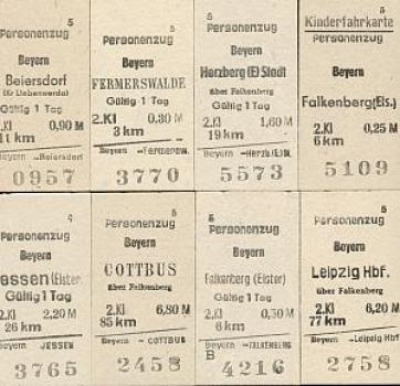 Eisenbahn-Sammlershop - Fahrkarten