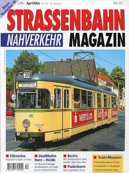 Eisenbahn-Sammlershop - Strassenbahn Magazin Heft 02 / 1999 April/Mai Eisenbahn-Sammlershop - Strassenbahn Magazin Heft 02 / 1999 April/Mai